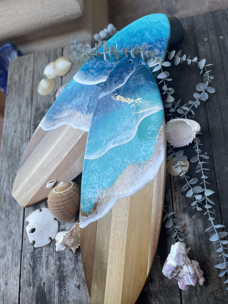 Surfboard Style Cutting Board – Gypsy Finns