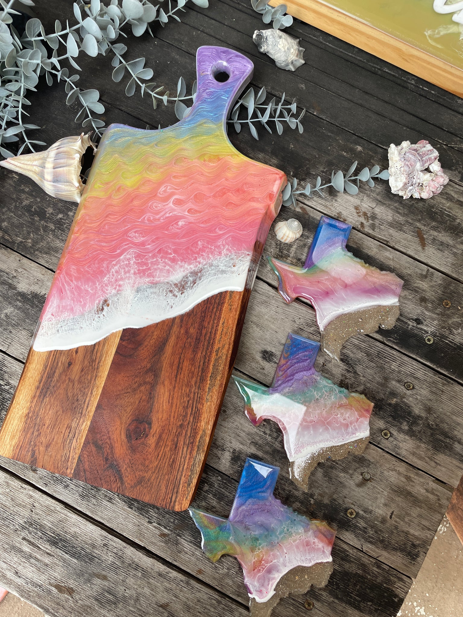 Rainbow Cutting Board – Gypsy Finns