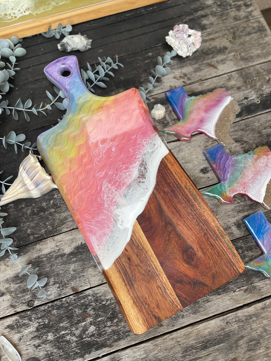 Rainbow Cutting Board – Gypsy Finns