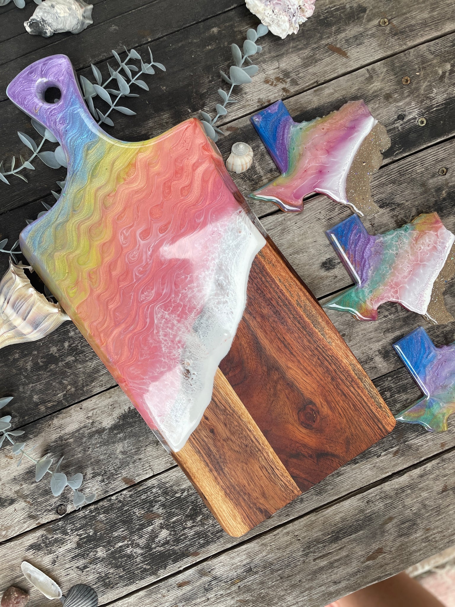 Rainbow Cutting Board – Gypsy Finns