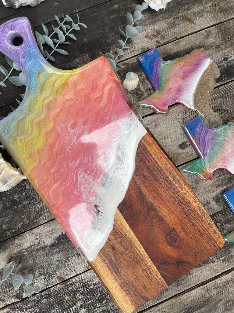 Rainbow Cutting Board – Gypsy Finns