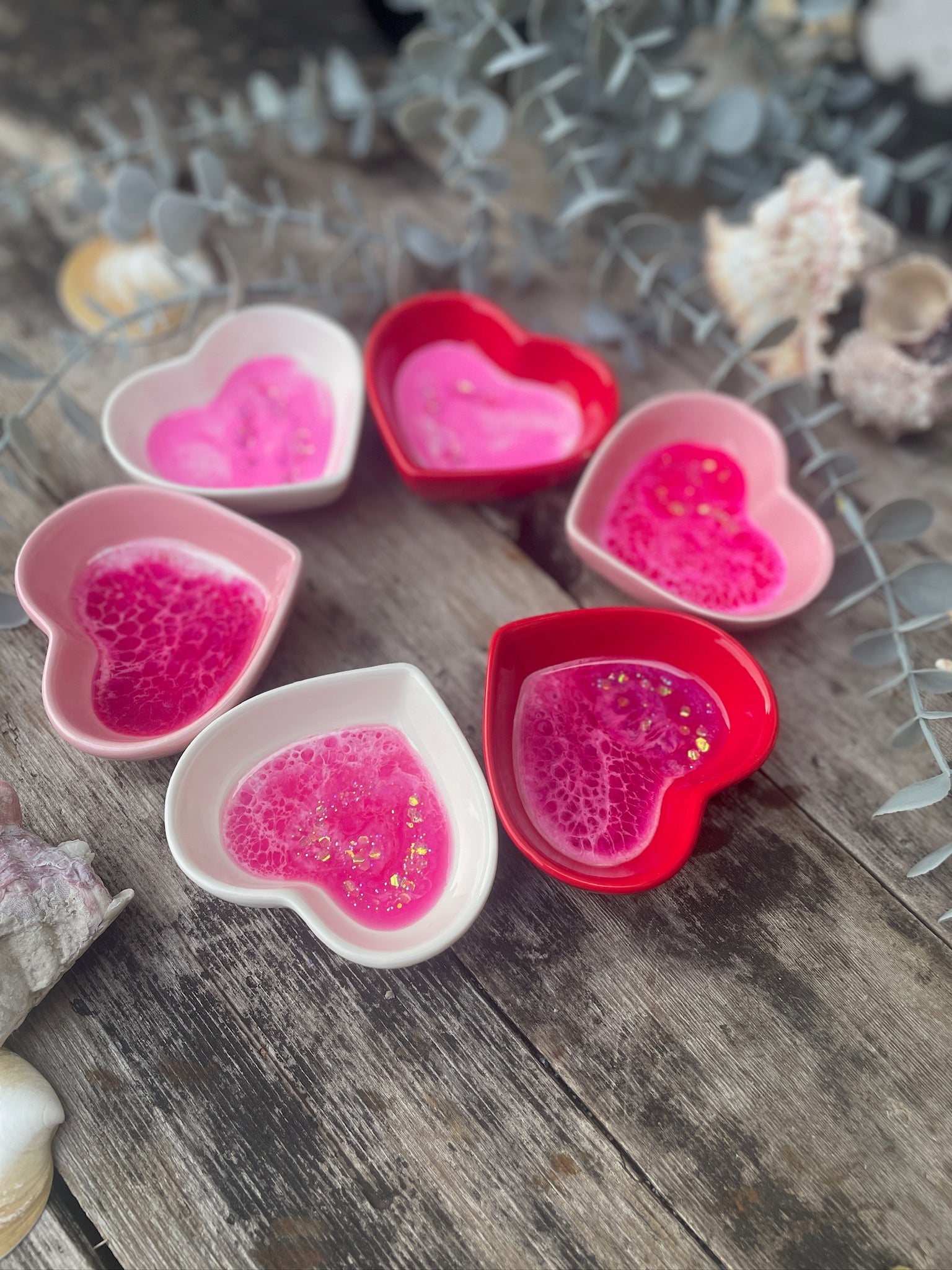 Heart Shaped Beach Resin Trinket Dish – Gypsy Finns