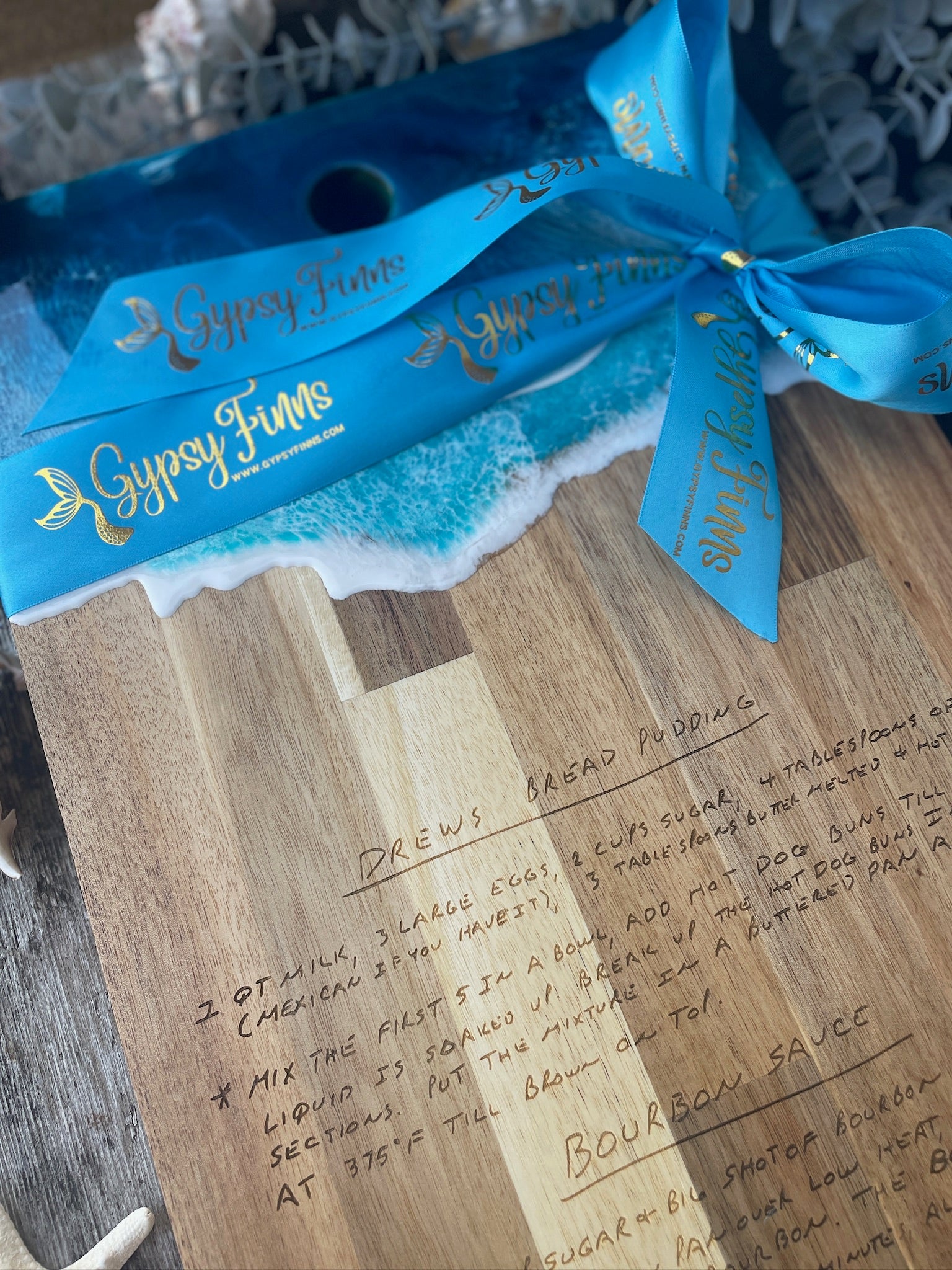 Engraved Recipe Cutting Board – Gypsy Finns