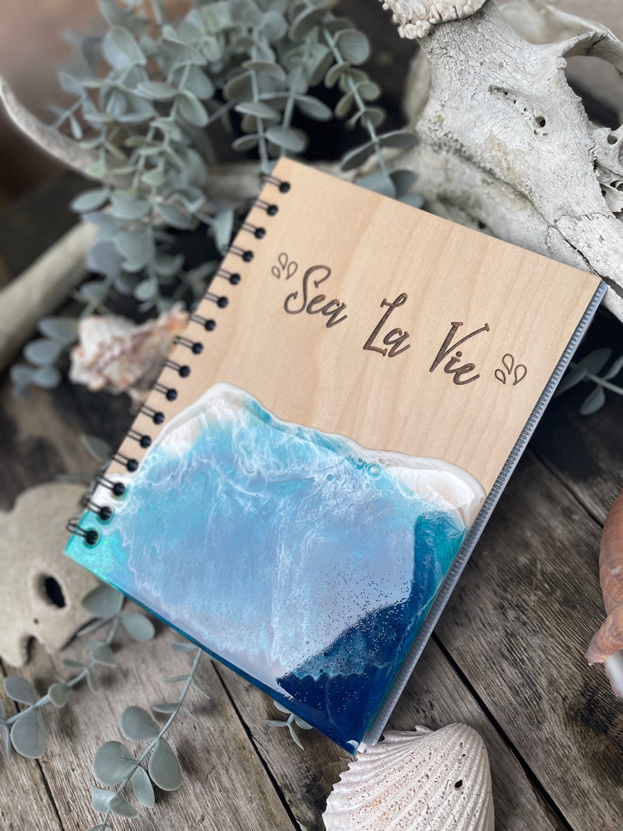 Refillable 70 Sheet, Resin Beach, A5 Notebook – Gypsy Finns