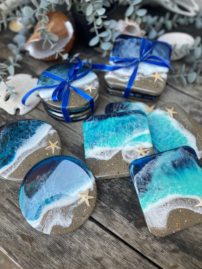 Beach Themed Coasters – Gypsy Finns